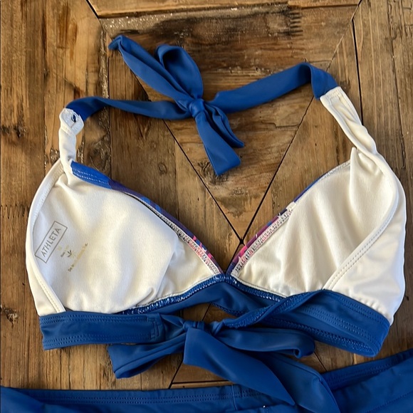 Athleta | Swim | Floral Athleta Bikini Set Medium Top Large Bottoms 3 ...